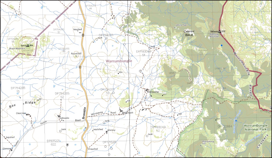 Tenandra 1-50,000 NSW Topographic Map - Maps, Books & Travel Guides