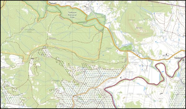 Tooloom 1-25,000 NSW Topographic Map - Maps, Books & Travel Guides