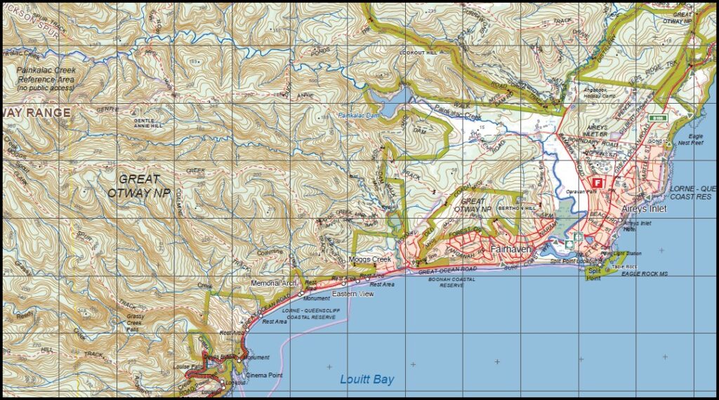 Torquay 1-50,000 Vicmap Topographical Map 7721-S - Maps, Books & Travel ...