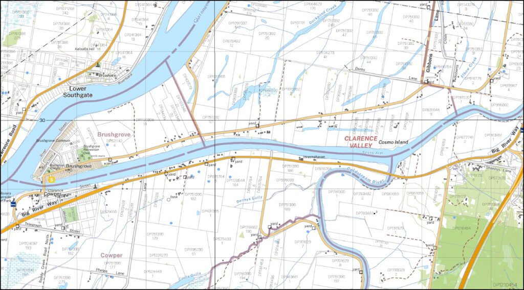 Tyndale 1-25,000 NSW Topographic Map 9538-4-N - Maps, Books & Travel Guides
