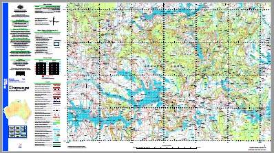 Urapunga 1-250,000 Topographic Map - Maps, Books & Travel Guides
