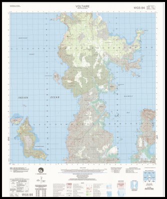 Voltaire 1-50000 Topographic Map 4069-3 WA - Maps, Books & Travel Guides