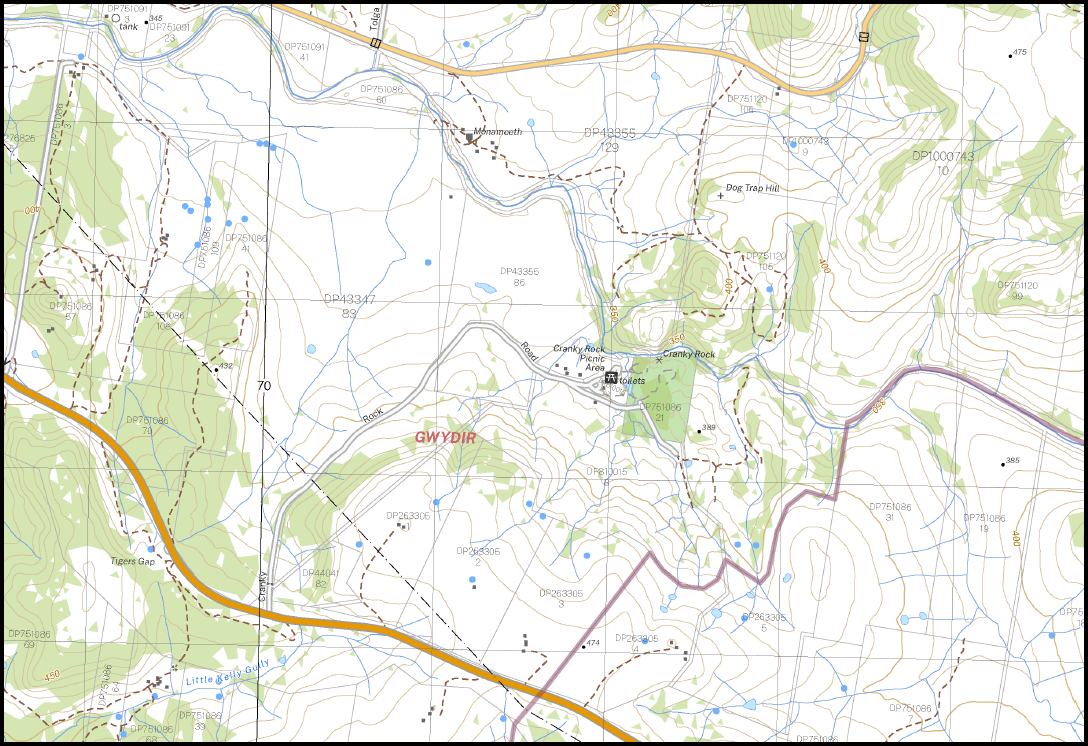 Warialda 1-25,000 NSW Topographic Map - Maps, Books & Travel Guides