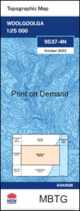 Woolgoolga 1-25,000 NSW Topographic Map - Maps, Books & Travel Guides