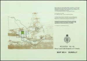 Dunolly 1-100,000 Deep Lead Geological Map Victoria - Maps, Books ...