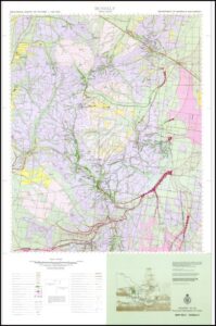 Dunolly 1-100,000 Deep Lead Geological Map Victoria - Maps, Books ...