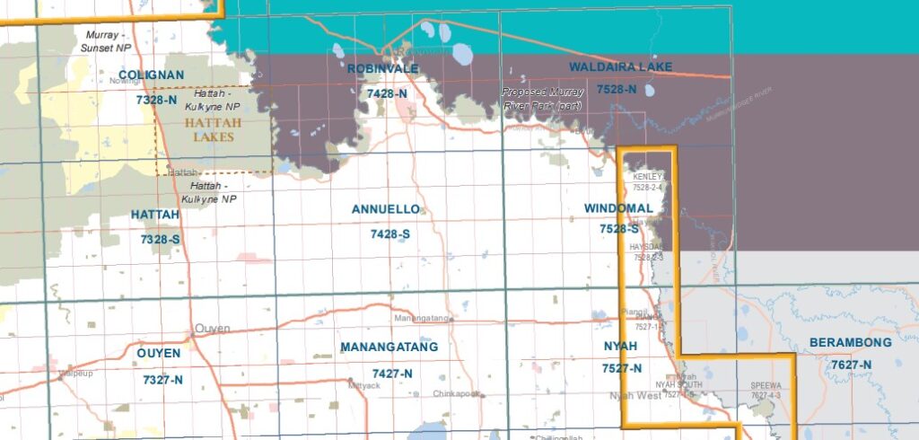 Windomal 1-50,000 Vicmap - Maps, Books & Travel Guides