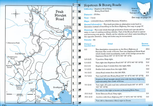 4WD Tracks in Tasmania Boden - Maps, Books & Travel Guides