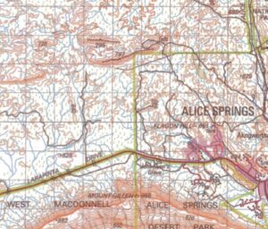 Alice Springs 1-100,000 Topographic Map - Maps, Books & Travel Guides