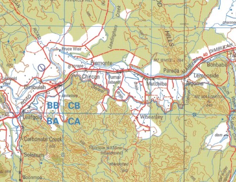 Atherton 1-250,000 Topographic Map - Maps, Books & Travel Guides