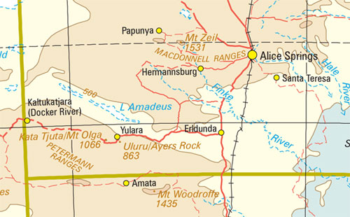 Australia Map Geoscience Australia Paper Flat - Maps, Books & Travel Guides