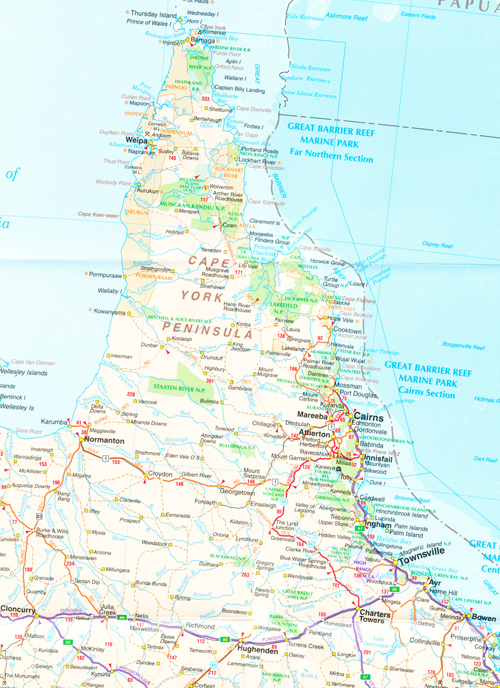 Australia Map 180 UBD - Maps, Books & Travel Guides