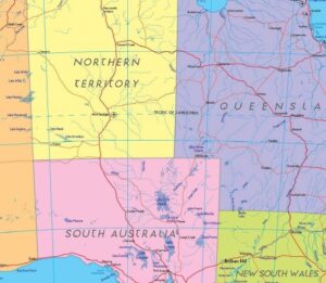 Australia A4 Political Map - Maps, Books & Travel Guides