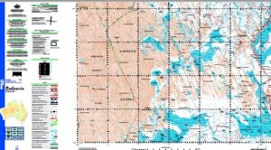Bedourie 1-250,000 Topographic Map - Maps, Books & Travel Guides