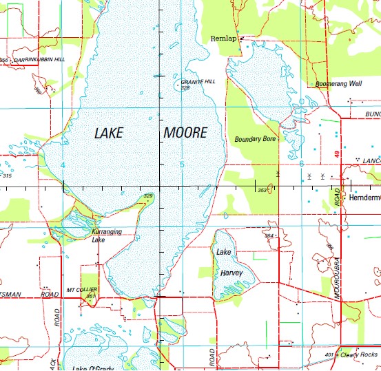 Bencubbin 1-250,000 Topographic Map - Maps, Books & Travel Guides