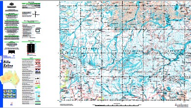 Billa Kalina 1-250,000 Topographic Map - Maps, Books & Travel Guides