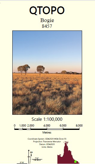 Bogie 1-100,000 Topographic Map - Maps, Books & Travel Guides