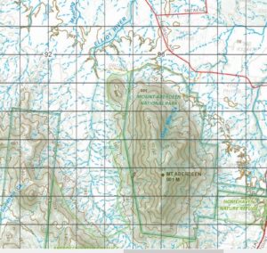 Bogie 1-100,000 Topographic Map - Maps, Books & Travel Guides