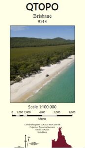 Brisbane 1-100,000 Topographic Map - Maps, Books & Travel Guides