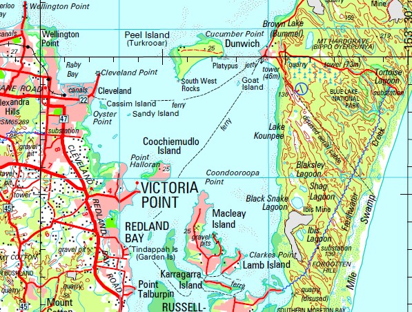 Brisbane Special 1-250,000 Topographic Map - Maps, Books & Travel Guides