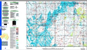 Bullen 1-250,000 Topographic Map - Maps, Books & Travel Guides