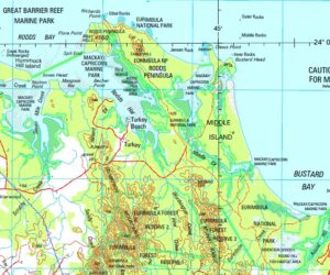 Bundaberg 1-250,000 Topographic Map - Maps, Books & Travel Guides