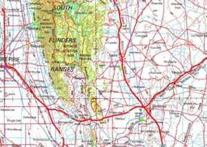 Burra 1-250,000 Topographic Map - Maps, Books & Travel Guides