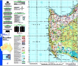 Busselton 1-250,000 Topographic Map - Maps, Books & Travel Guides