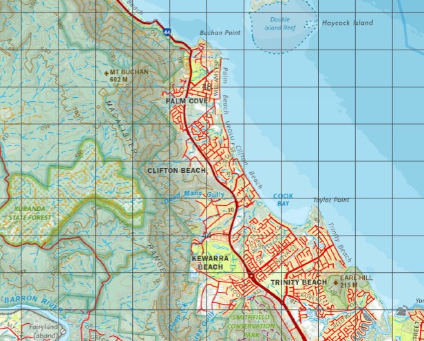 Cairns 1-100,000 Topographic Map - Maps, Books & Travel Guides