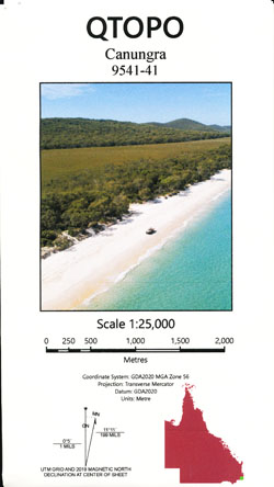 Canungra 1-25,000 Queensland Topo Map 9541-4-1 - Maps, Books & Travel ...