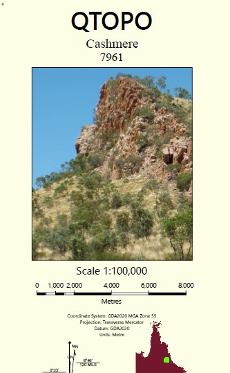 Cashmere 1-100,000 Topographic Map - Maps, Books & Travel Guides