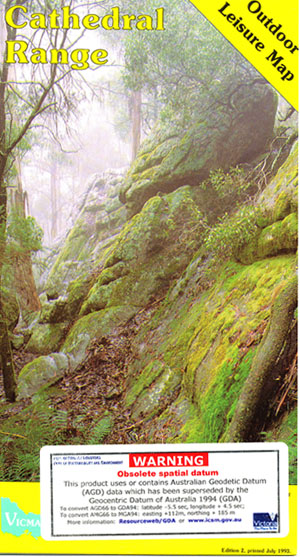 Cathedral Range ODL - Maps, Books & Travel Guides