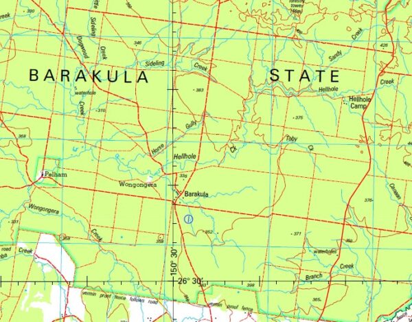 Chinchilla 1-250,000 Topographic Map - Maps, Books & Travel Guides