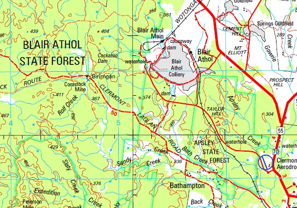 Clermont 1-250,000 Topographic Map - Maps, Books & Travel Guides