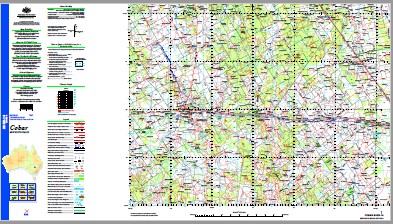 Cobar 1-250,000 Topographic Map - Maps, Books & Travel Guides