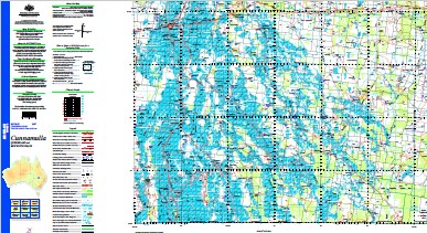Cunnamulla 1-250,000 Topographic Map - Maps, Books & Travel Guides