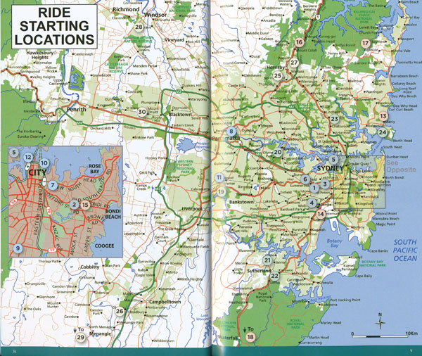 Cycling Around Sydney - Maps, Books & Travel Guides