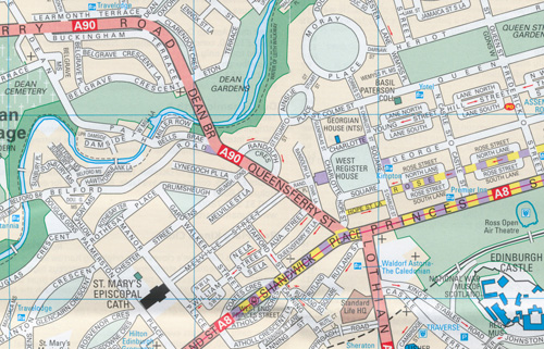 Edinburgh Pocket Map Collins - Maps, Books & Travel Guides