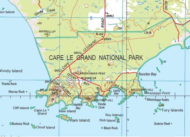 Esperence 1-250,000 Topographic Map - Maps, Books & Travel Guides