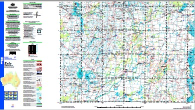 Eulo 1-250,000 Topographic Map - Maps, Books & Travel Guides