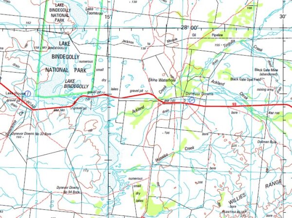 Eulo 1-250,000 Topographic Map - Maps, Books & Travel Guides