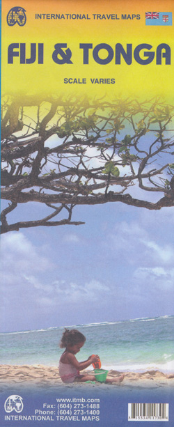 Fiji and Tonga Map ITMB - Maps, Books & Travel Guides