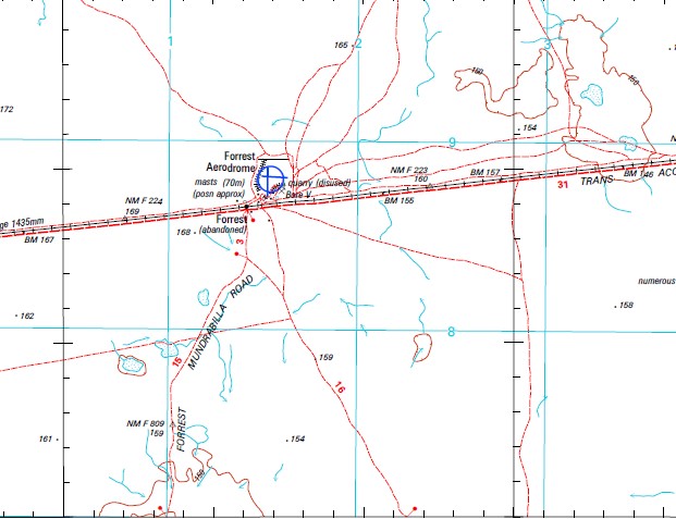 Forrest 1-250,000 Topographic Map - Maps, Books & Travel Guides