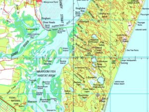Fraser Island Special 1-250,000 Topographic Map - Maps, Books & Travel ...