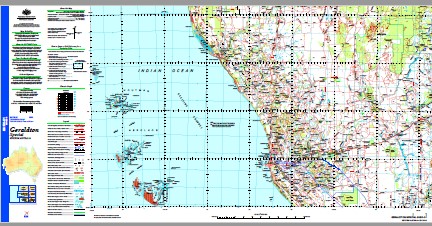 Geraldton 1-250,000 Topographic Map - Maps, Books & Travel Guides