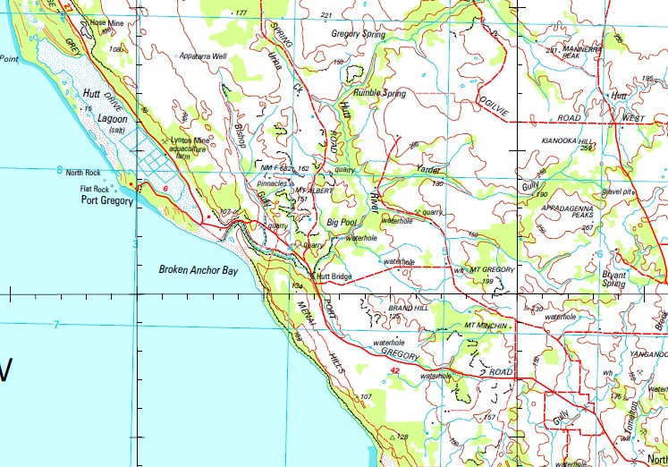 Geraldton 1-250,000 Topographic Map - Maps, Books & Travel Guides