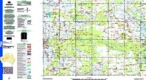 Glengarry 1-250,000 Topographic Map - Maps, Books & Travel Guides