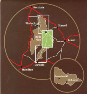 Grampians Peaks Trail Map Central - Maps, Books & Travel Guides
