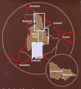 Grampians Peaks Trail Map Set Paper and Laminated - Maps, Books ...
