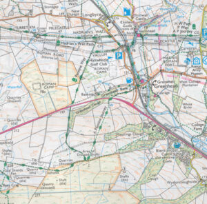Hadrians Wall Explorer Map Ordnance Survey OL 43 - Maps, Books & Travel ...